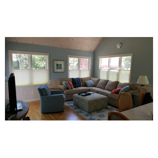 Inside mount top down bottom up light filtering cellular shades - Beach ...