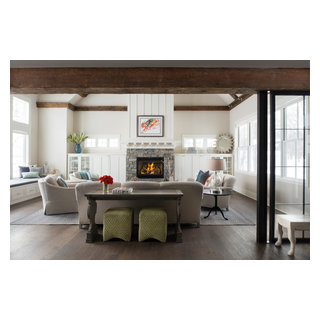 Lake Cottage - Beach Style - Family Room - Other - by Radiant Homes | Houzz