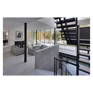 Lake Drive - Modern - Family Room - New York - by Pinneo Construction ...