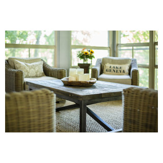 Lake Geneva Summer House Remodel - Midcentury - Family Room - Chicago ...