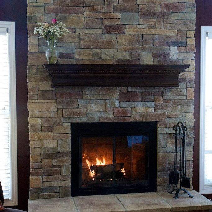 Ledge Stone Fireplaces - Photos & Ideas | Houzz