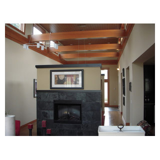 Leschi Custom Modular Home - Contemporary - Family Room - Seattle - by ...