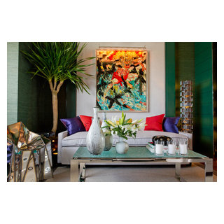 Library: Jamie Drake/ Drake Design Associates - Contemporary - Living ...