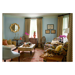 LIVING - Eclectic - Family Room - Boston - by Heidi Pribell Interiors ...