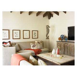 Living Room - Beach Style - Family Room - Atlanta - by Carter Kay ...