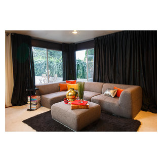 Living with a flare - Modern - Family Room - Seattle - by Ariana ...