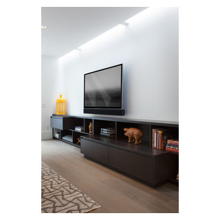 Low Profile Shelving - Modern - Family Room - San Francisco - by ...