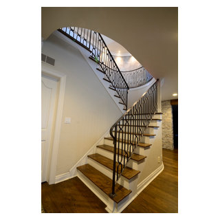Lower Level Remodel | Ocomonowoc - Transitional - Staircase - Milwaukee ...