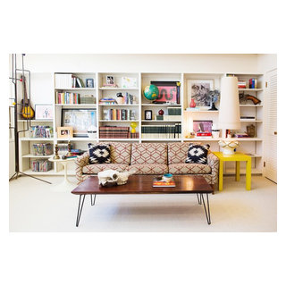 Mid-Century Modern Den - Eclectic - Family Room - Omaha - by Birdhouse ...