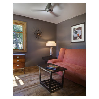 Mid-Century Modern Den - Midcentury - Family Room - Milwaukee - by The ...