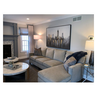 Mid Century Modern Living Room - Midcentury - Games Room - New York ...