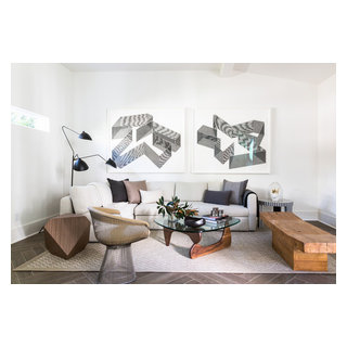 Minimalist Modern Living - Contemporary - Family Room - New Orleans ...