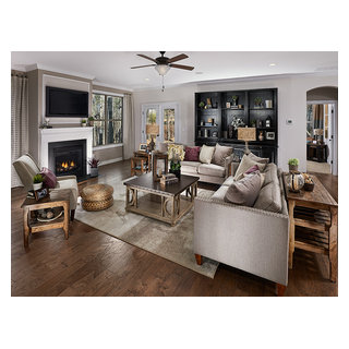 Model Home Interiors - Rustic - Family Room - Orlando - by Intermark ...