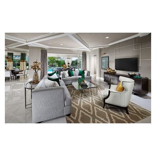 Model Home Interiors - Contemporary - Games Room - Orlando - by ...