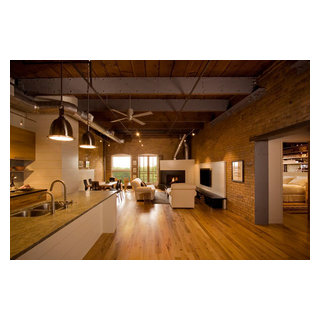 Modern Rustic Loft - Contemporary - Family Room - Minneapolis - by ...