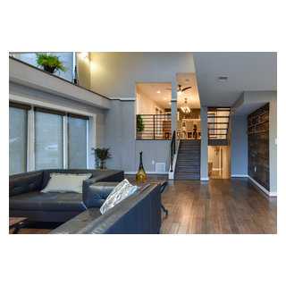 Modern, Split-Level Custom Home in Arlington, VA, with Arts & Crafts ...