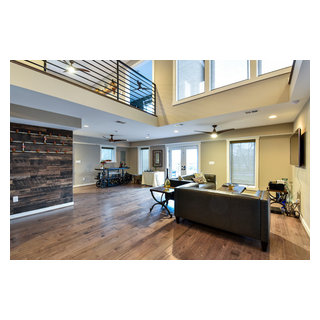 Modern, Split-Level Custom Home in Arlington, VA, with Arts & Crafts ...