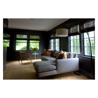 Montclair Home - Interior Design - Eclectic - Family Room - New York ...