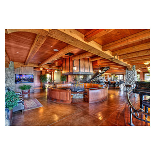 Mountain Retreat - Rustic - Family Room - Other - by Sierra Integrated ...