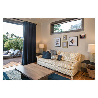 Naples Waterfront Modern Custom Home - Modern - Family Room - Miami ...