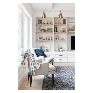 Navy is a Neutral Ranch Remodel & Addition - Beach Style - Family Room ...