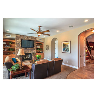 New Custom Home - Traditional - Family Room - Los Angeles - by RVM ...