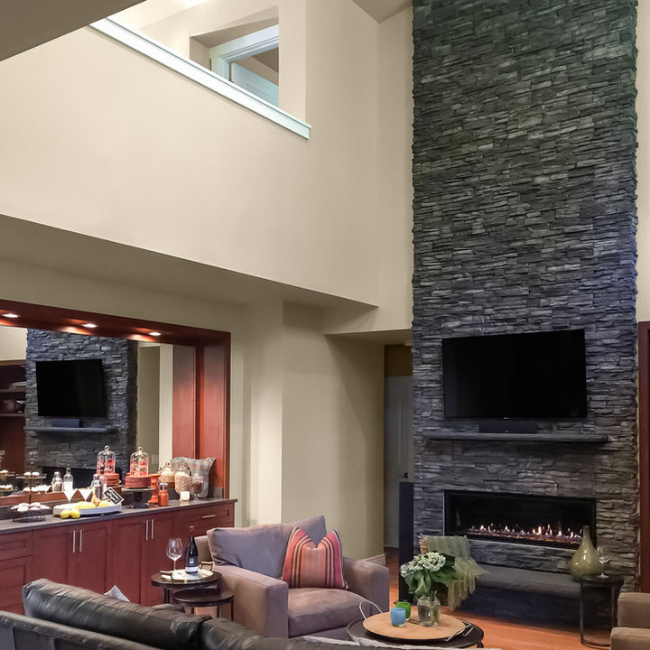 Two Story Fireplace - Photos & Ideas | Houzz