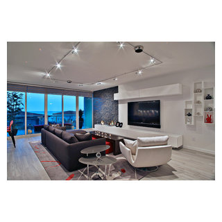 NFL Players Residence - Contemporary - Living Room - Miami - by Miriam ...