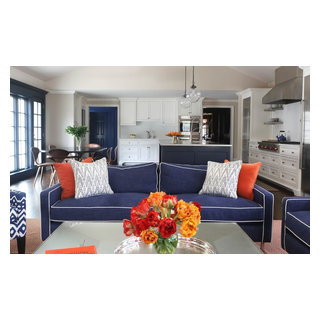 Nolen Lane Family Room and Kitchen - Transitional - Family Room - New ...