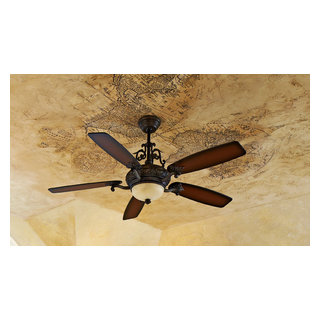 Old World Ceiling Finish - Mediterranean - Family Room - Dallas - by ...