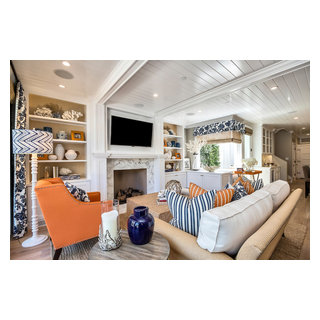 One One Five - Beach Style - Family Room - Orange County - by Ian ...