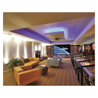 Our Work - Contemporary - Family Room - New York - by Hallmark Designs ...