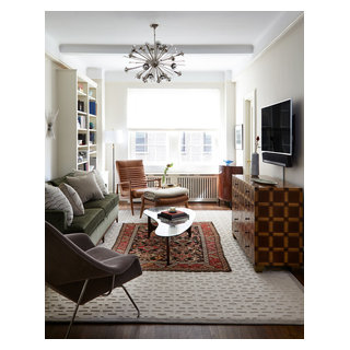 Park Ave - UES - Midcentury - Family Room - New York - by Ali Reeve ...