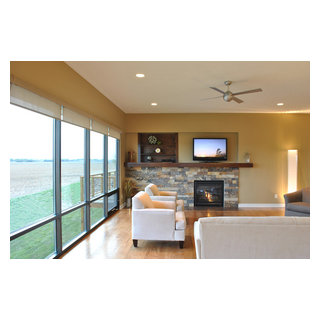 Passive Solar House - Transitional - Family Room - Omaha - by Emerson ...