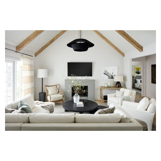 Pebble Beach Breezy - Beach Style - Family Room - San Luis Obispo - by ...