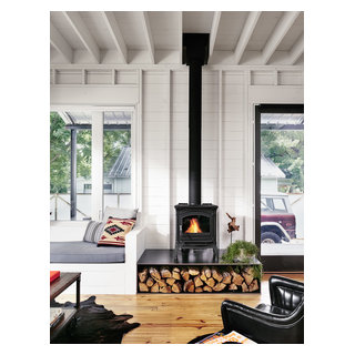 Perfect Wall House - Rauser Design - Farmhouse - Family Room - Austin ...