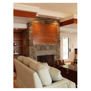 Reversica TV - Traditional - Family Room - Portland Maine - by Pine ...