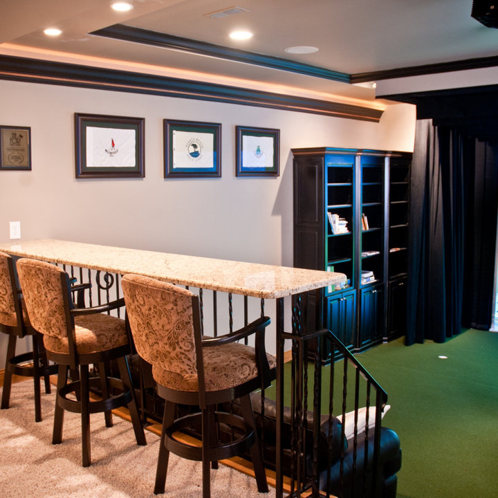 Golf Simulator Room - Photos & Ideas | Houzz