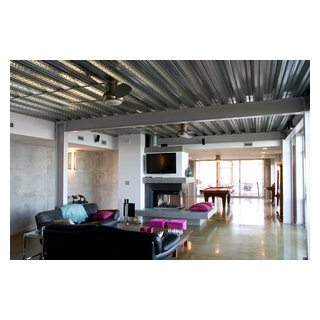 River Home - Contemporary - Family Room - Richmond - by B.O.B. - Beyond ...