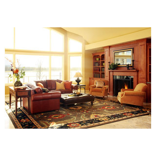 Rivershore - Traditional - Family Room - Vancouver - by Emery ...