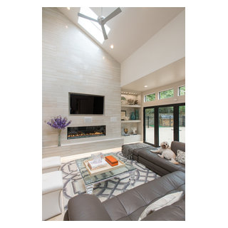 Roa Residence - Modern - Family Room - Houston - by Montgomery Roth ...
