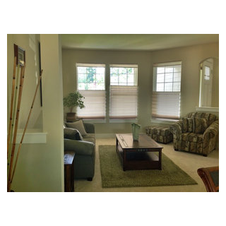 Roman Shades - Traditional - Family Room - Seattle - by Anchor Blinds ...