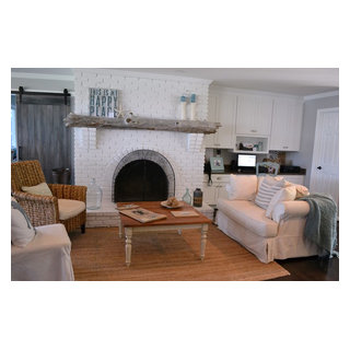 Ruby Home - Beach Style - Family Room - Boston - by Purple Rose Home ...