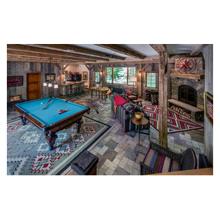 Rustic Barn Game Room - Rustic - Games Room - Burlington - by Ann ...