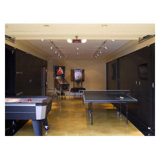 San Francisco Custom Multi-Use Garage - Contemporary - Family Room ...