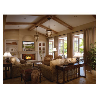 Sater Design Collection's 8071 "Casina Rossa" Home Plan - Mediterranean ...