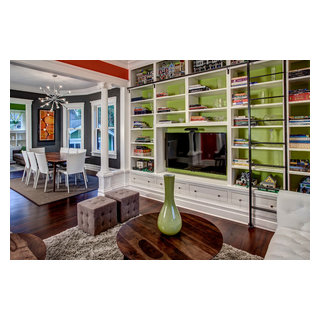 Seattle "Box" Remodel - Transitional - Family Room - Seattle - by NRC ...