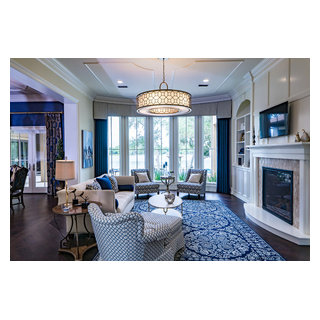 Shalimar Water Front - Traditional - Family Room - Miami - by 4-D ...