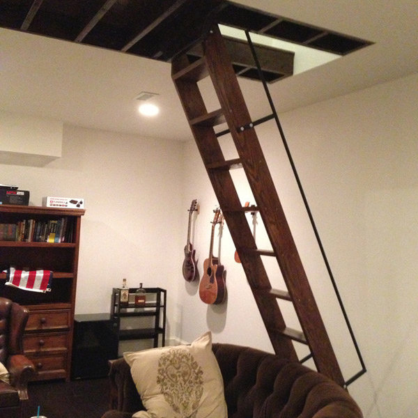 Ship Ladder Stair To Attic - Photos & Ideas | Houzz