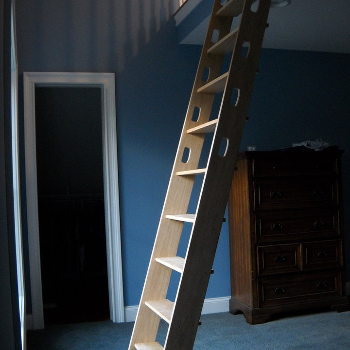 Ship Ladder Stair To Attic - Photos & Ideas | Houzz